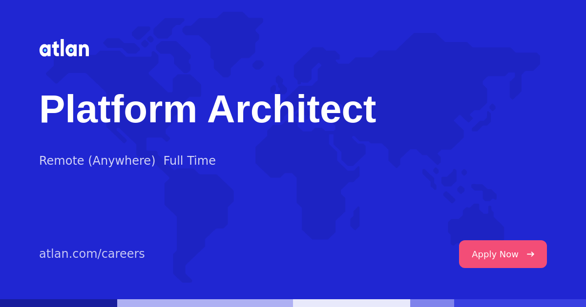 Atlan | Careers | Platform Architect