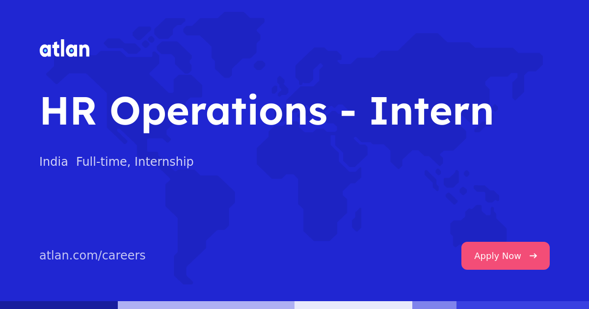 Atlan | Careers | HR Operations - Intern