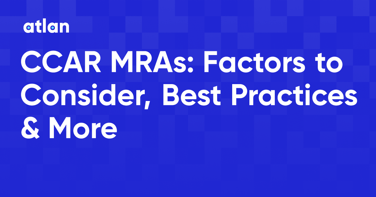 CCAR MRAs: Factors to Consider, Best Practices & More