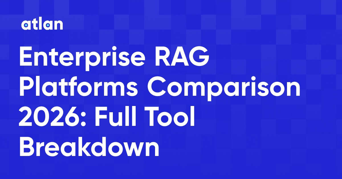 Enterprise RAG Platforms Comparison 2026: Full Tool Breakdown